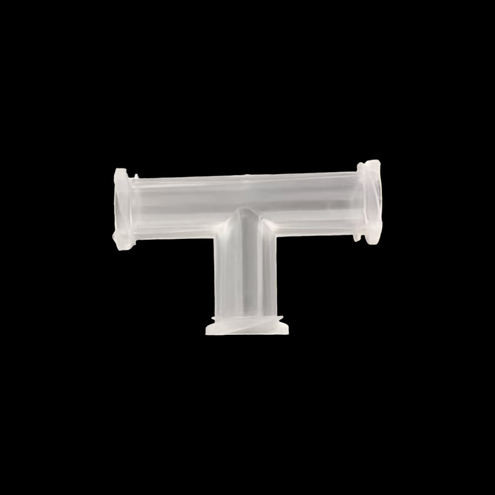 Plastic Double Female Luer Lock Tee Syringe Adapter Connector ...