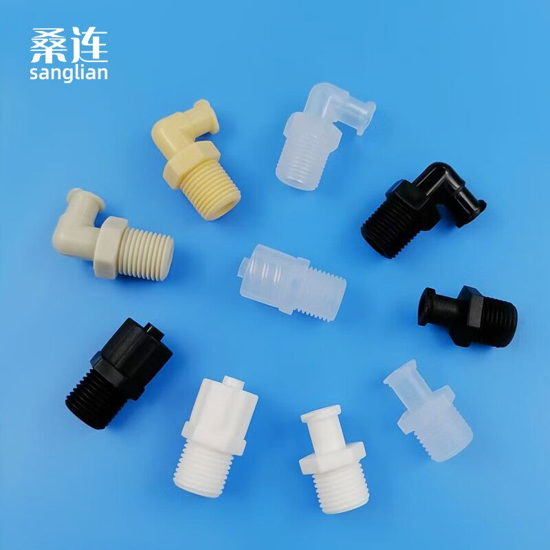 Male / Female Luer Lock-to-Male G1/8 Threaded Elbow L Tube Connectors ...