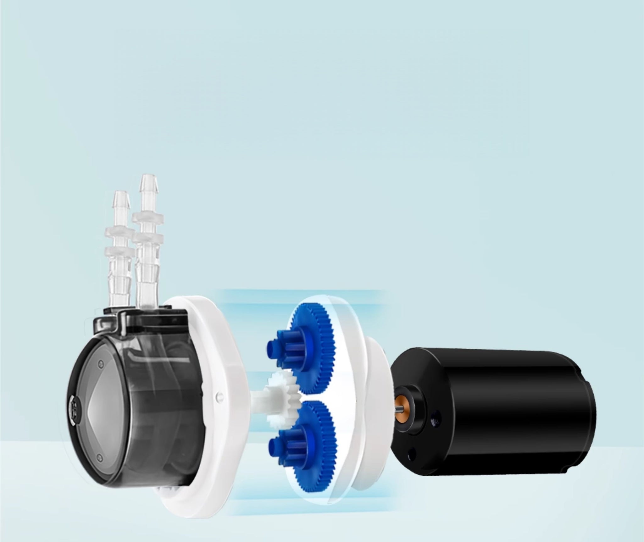 BP200 OEM Small Peristaltic Pump 100ml/min with Brushless Motor Long L ...