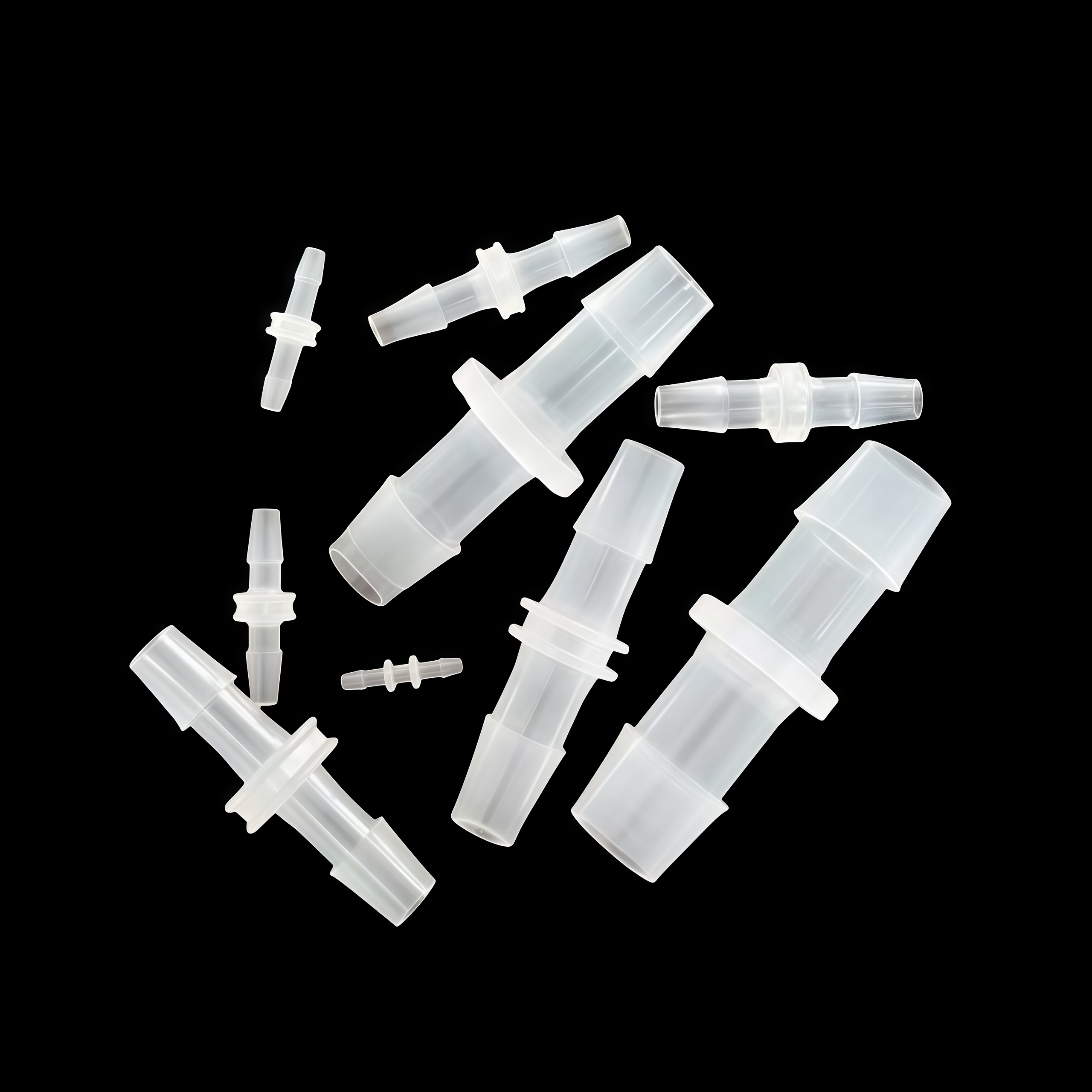 Hose Barb Fittings - Food Grade PP Tube Connectors for Medical & Lab ...