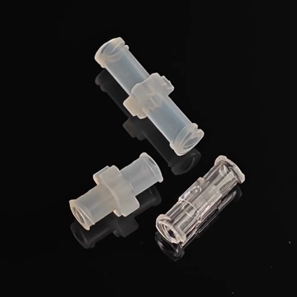 Female-Female Luer Lock Connector, Medical-Grade PP/PC, 100pk ...