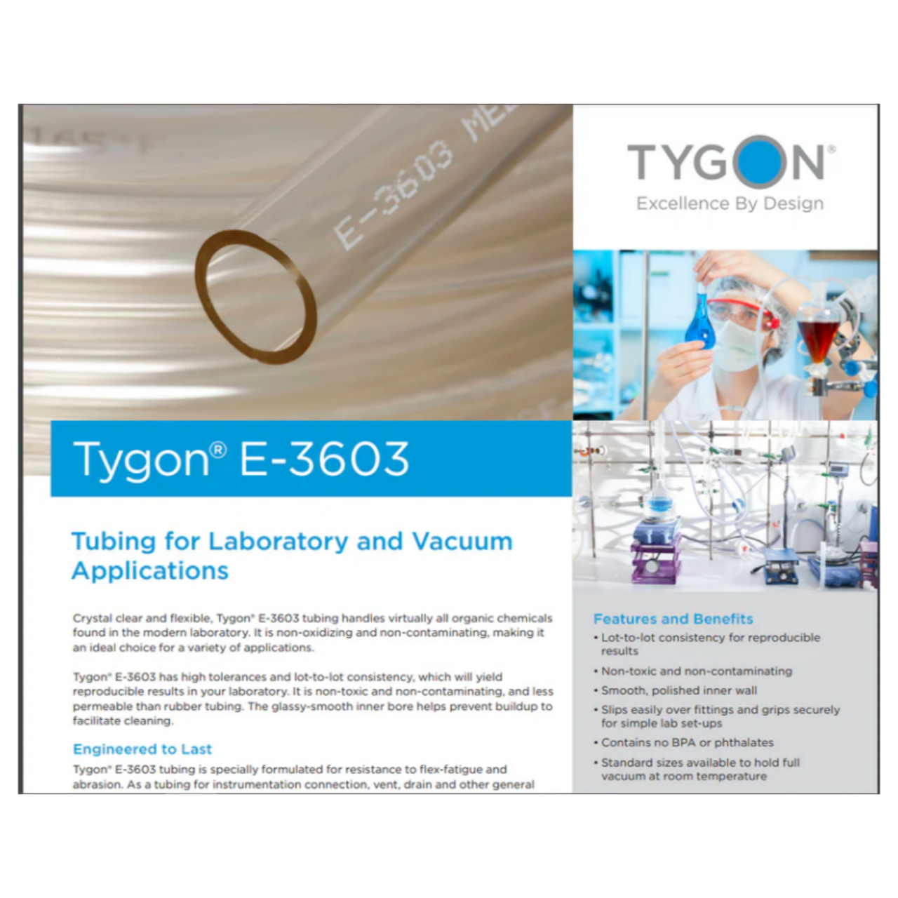 Tygon S3 R-E-3603 Instruments and Equipment Air Conditioning Liquid ...